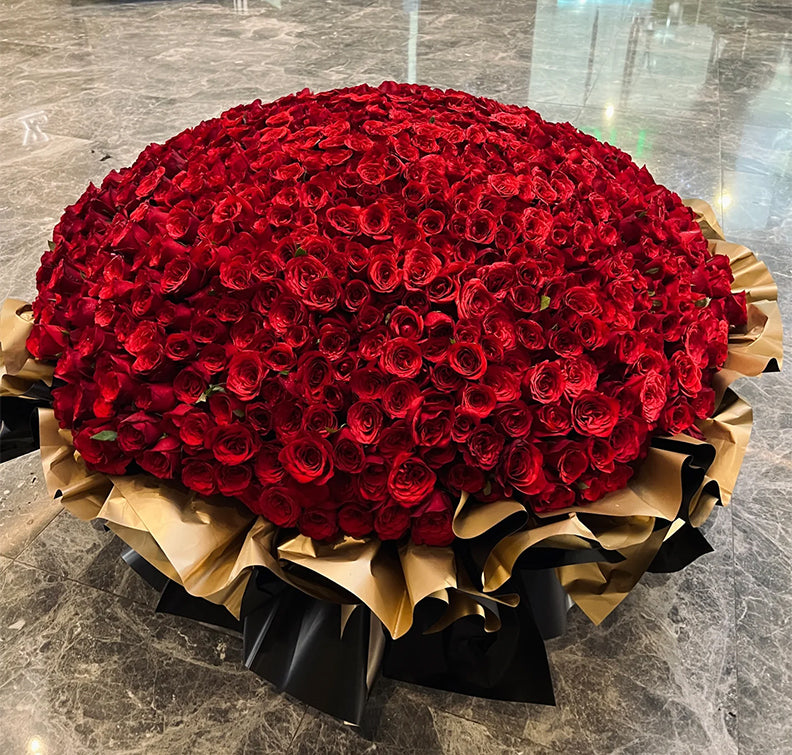 999 Red Roses 999枝紅玫瑰花 – Misseinii Fleuriste